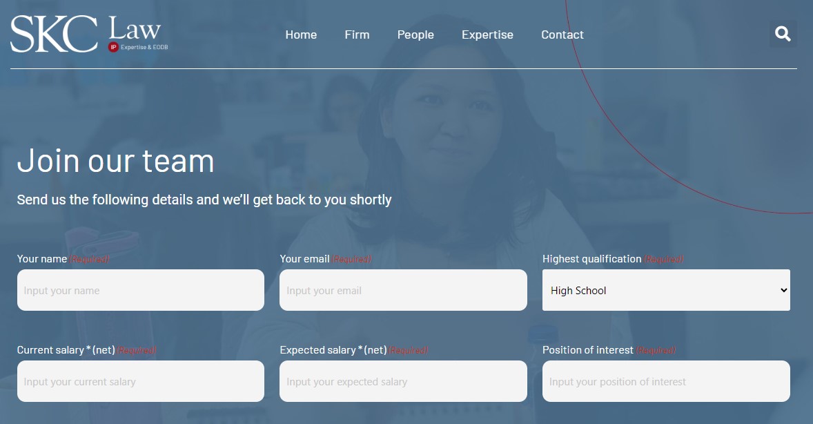 Career Form - SKC Law